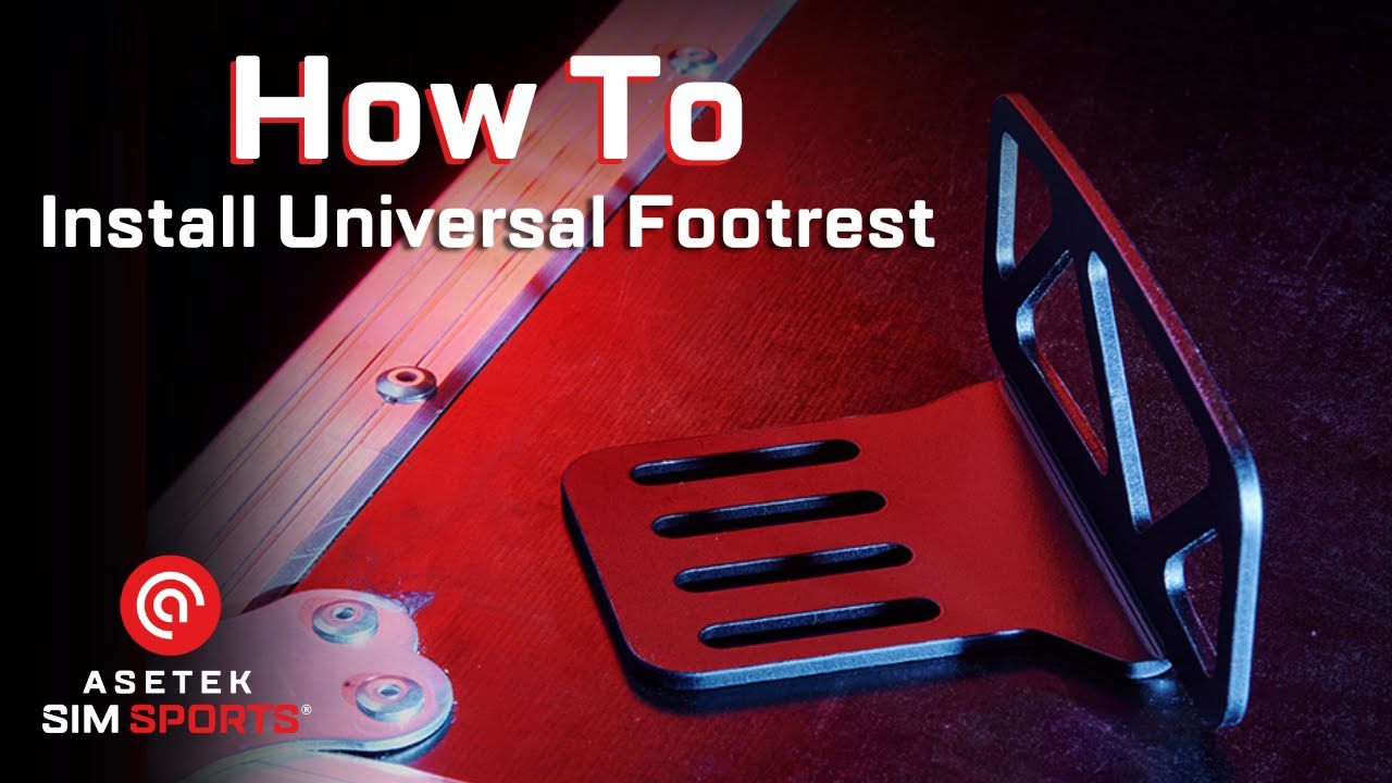 How to - Install Universal Footrest - YouTube