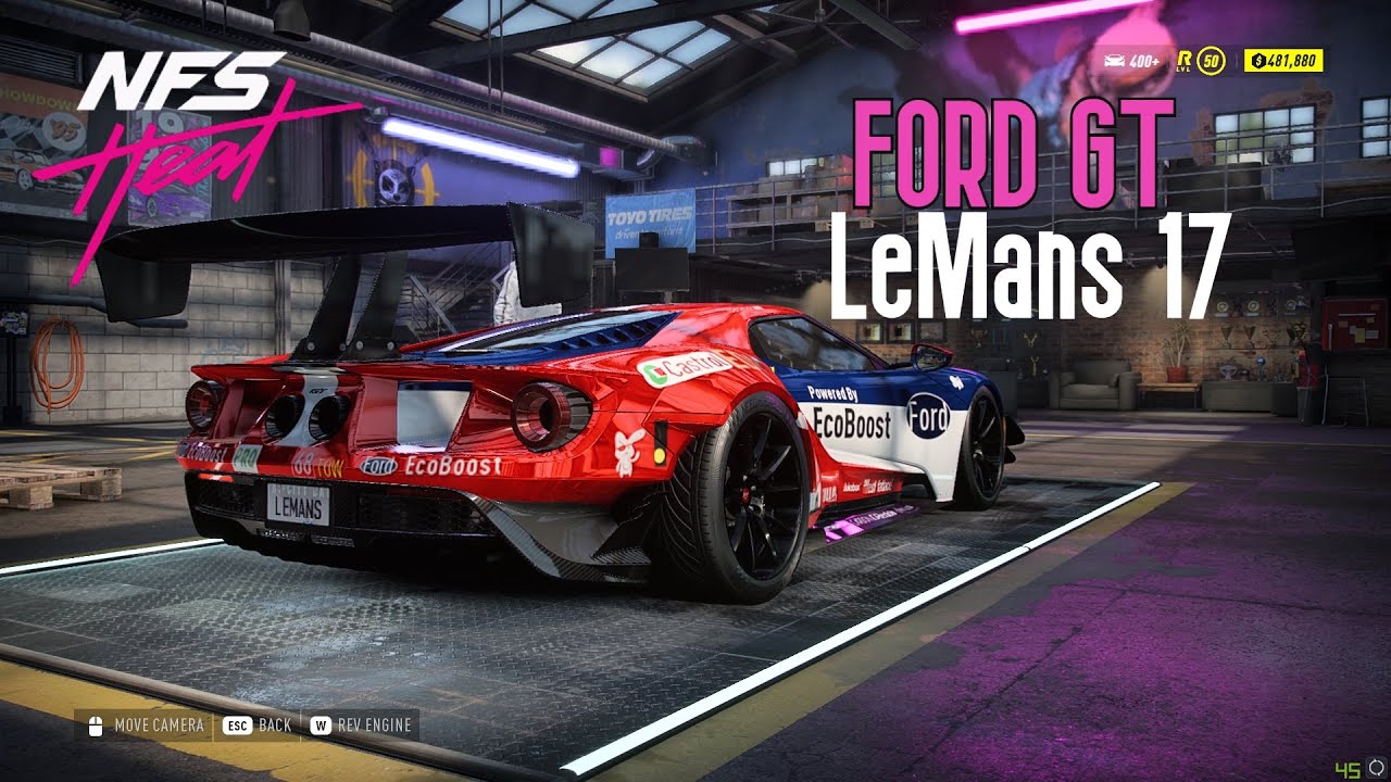 Need For Speed Heat - Ford GT LeMans 17 | Customization - YouTube