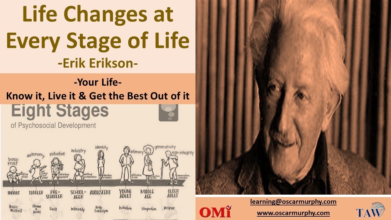 Erik Erikson - How to Get the Best out of Life Changes at Each Stage of ...