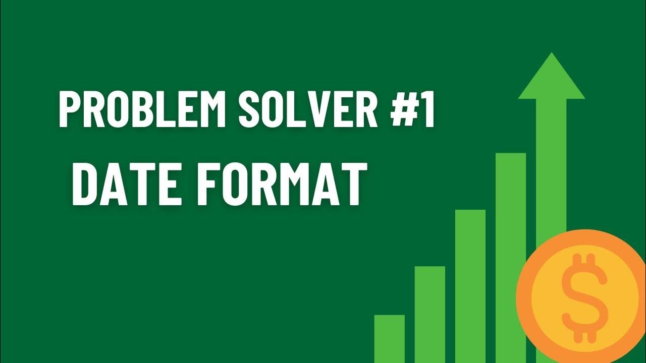 Problem Solver #1: How to Get Data into Date Format in Excel - YouTube