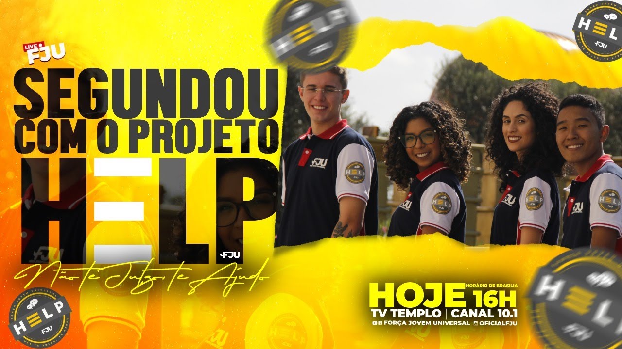 SEGUNDOU COM O PROJETO HELP #LIVEFJU - YouTube