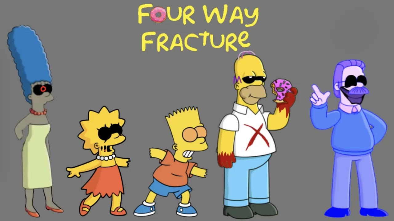 Four Way Fracture but The Simpsons Family Sing it - (Friday Night ...