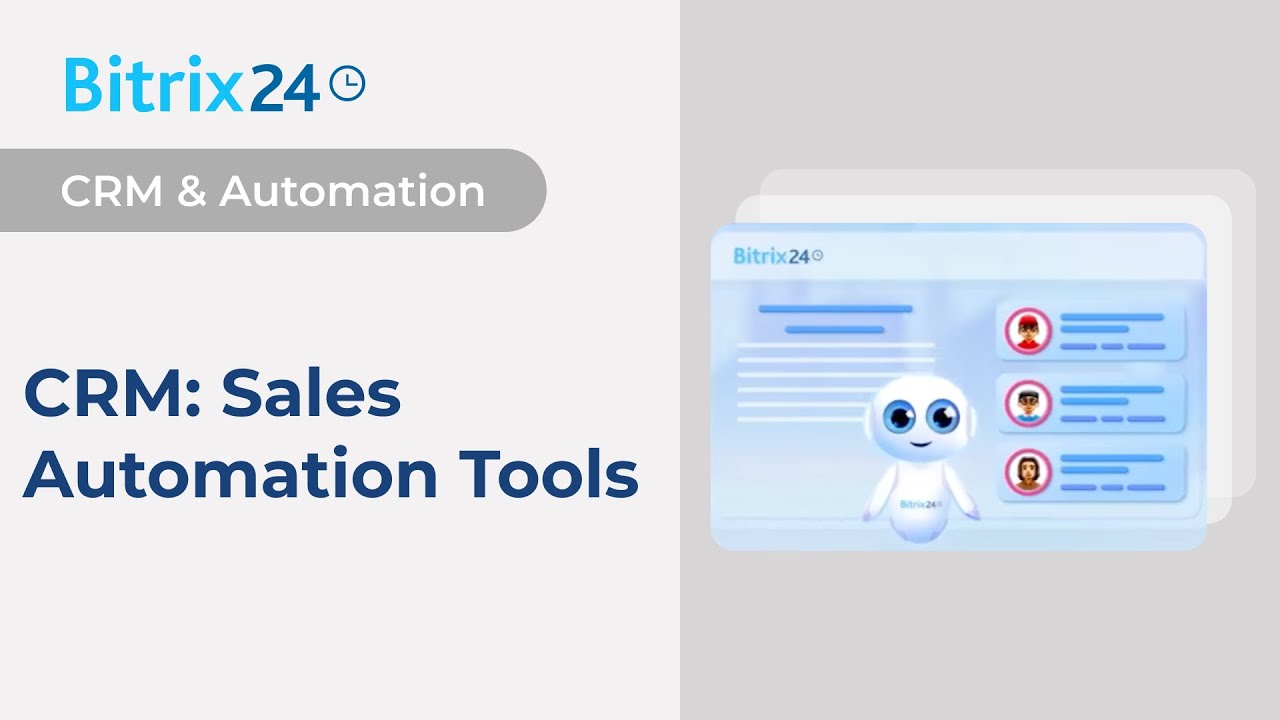 Bitrix24 CRM: Sales Automation Tools - YouTube