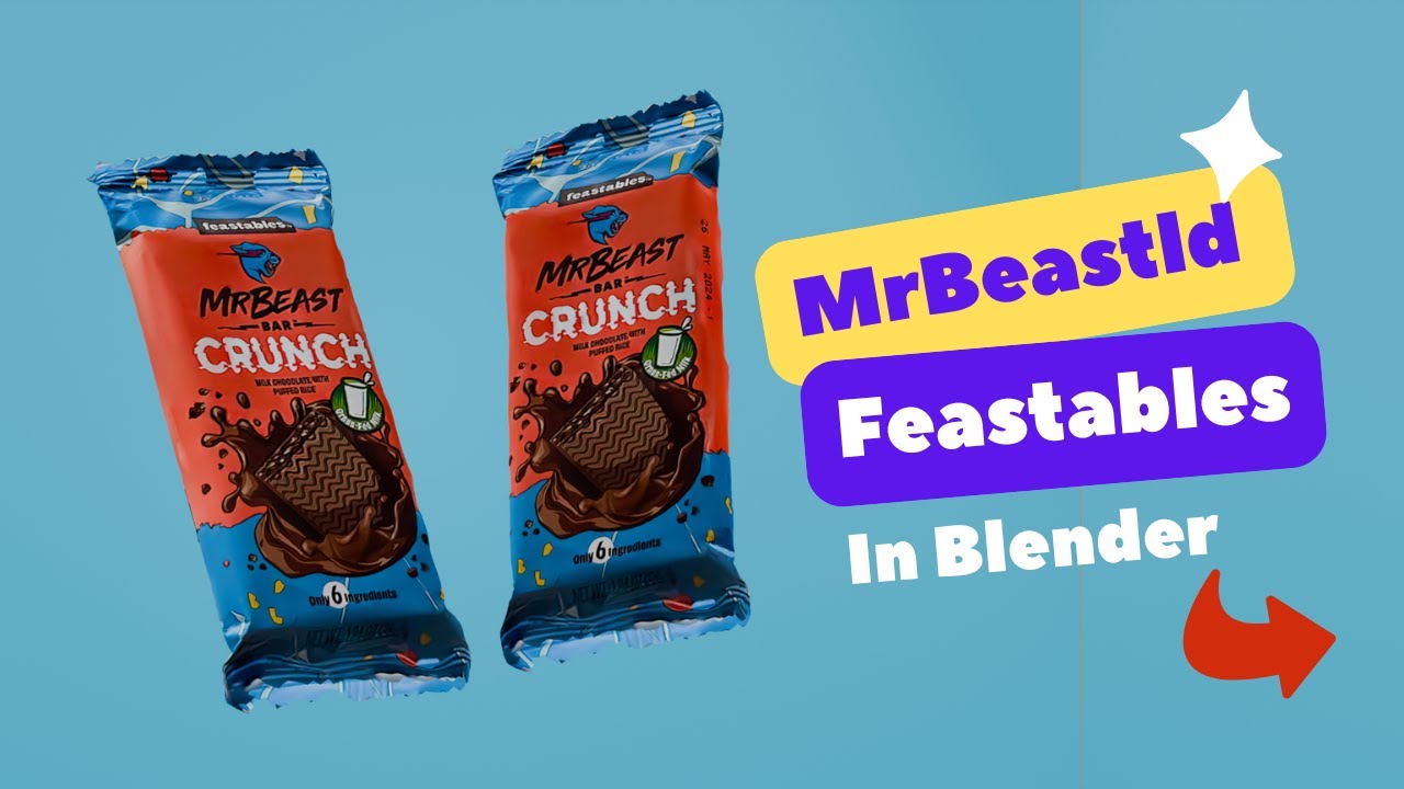 MrBeast Feastables Blender Product Animation - beginner tutorial - YouTube