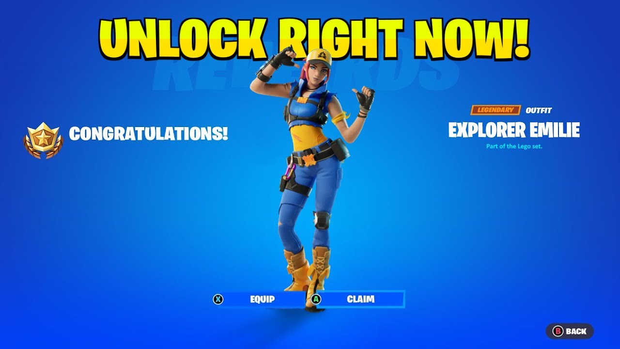 How To Get EXPLORER EMILIE for FREE in Fortnite! (Lego Insiders) - YouTube