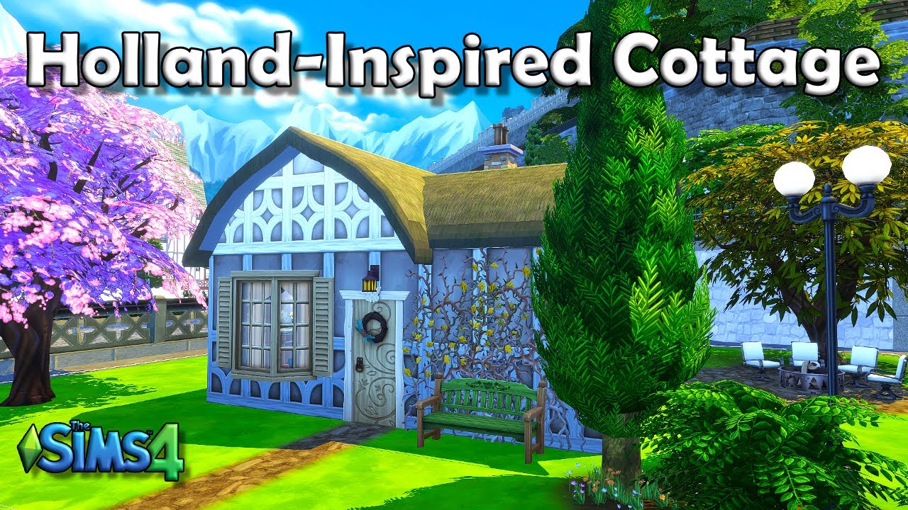 Sims 4 Speed Build | No CC | Holland House - YouTube