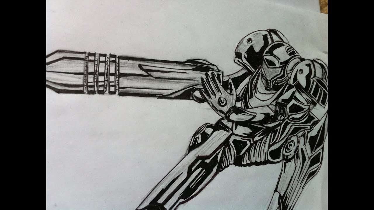 How to draw Samus Aran (Metroid) - YouTube