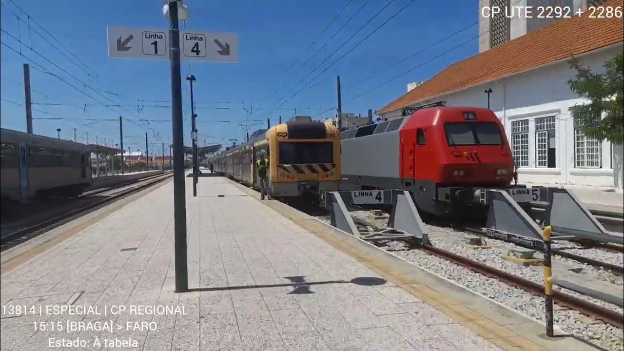 DUPLA DA CP UTE 2292 + 2286 VINDO DE BRAGA EM ESPECIAL E UDD 0467 VINDO DO ABESTECIMENTO |FARO ...