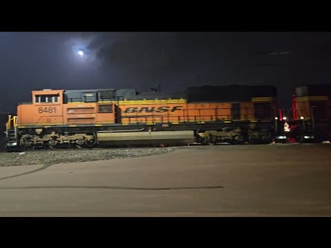 BNSF 8481 ACe Leads Empty Coal Train NB to Coal Mine! - YouTube
