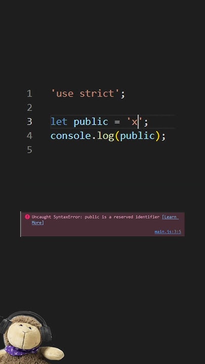 Learn JavaScript Strict Mode in just 23 Seconds - YouTube