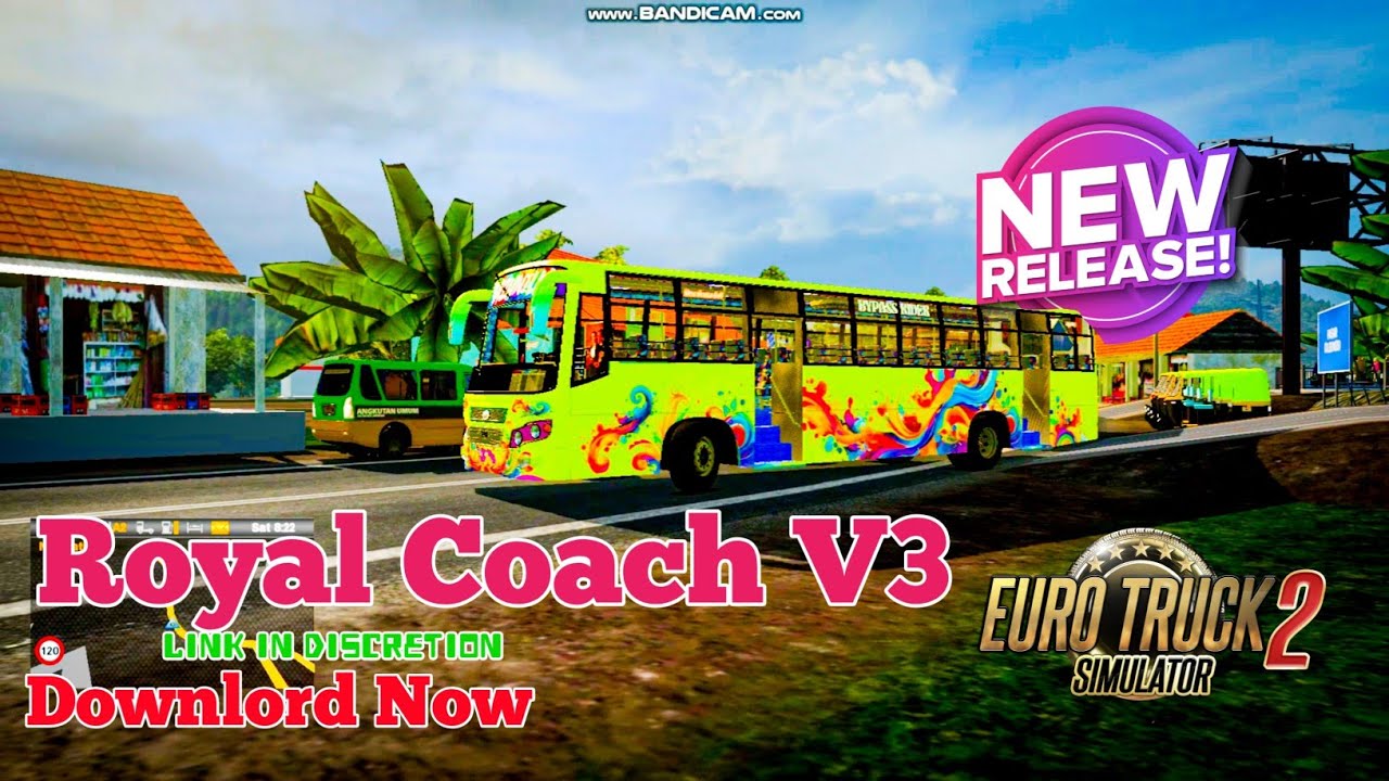 FREE RELESE for ETS2 Royal coach v3 Bus Private Livery ...