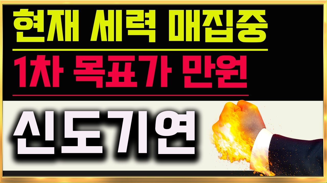 신도기연 상승신호 포착 눌림목 매수 기회매수가 손절가단타 대응전략까지 공개 신도기연 신도기연주가 신도기연주가전망