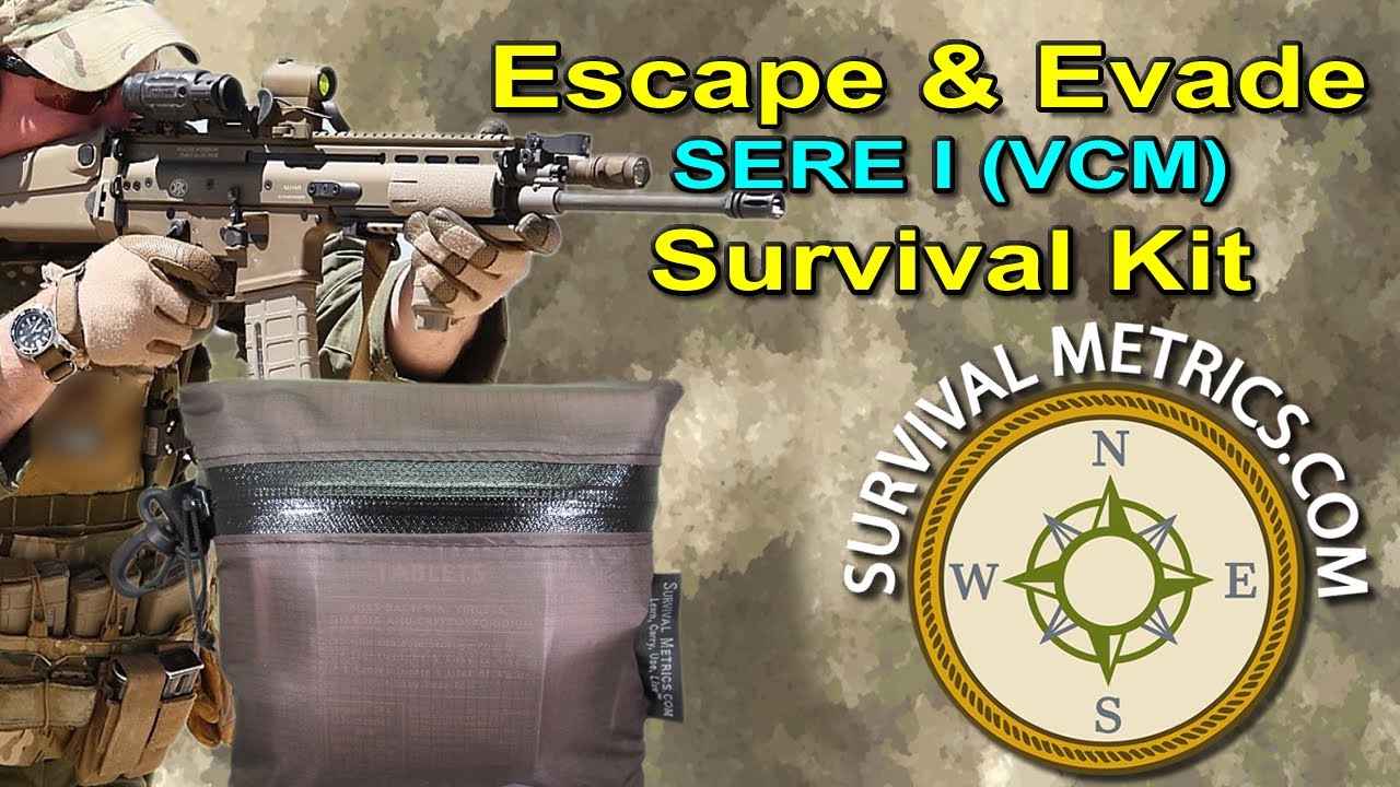 Escape and Evade SERE Military and Tactical Survival Kit c - YouTube