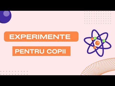 Experimente simple cu apă - YouTube