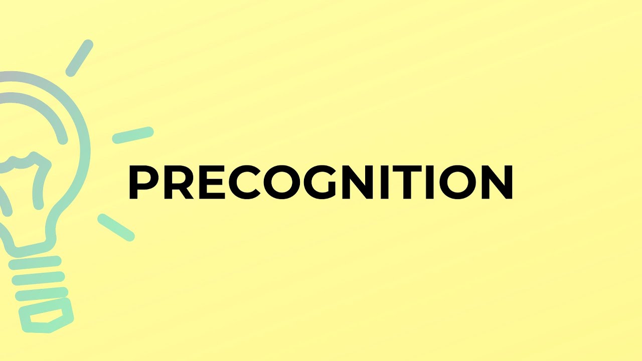 Precognition Definition