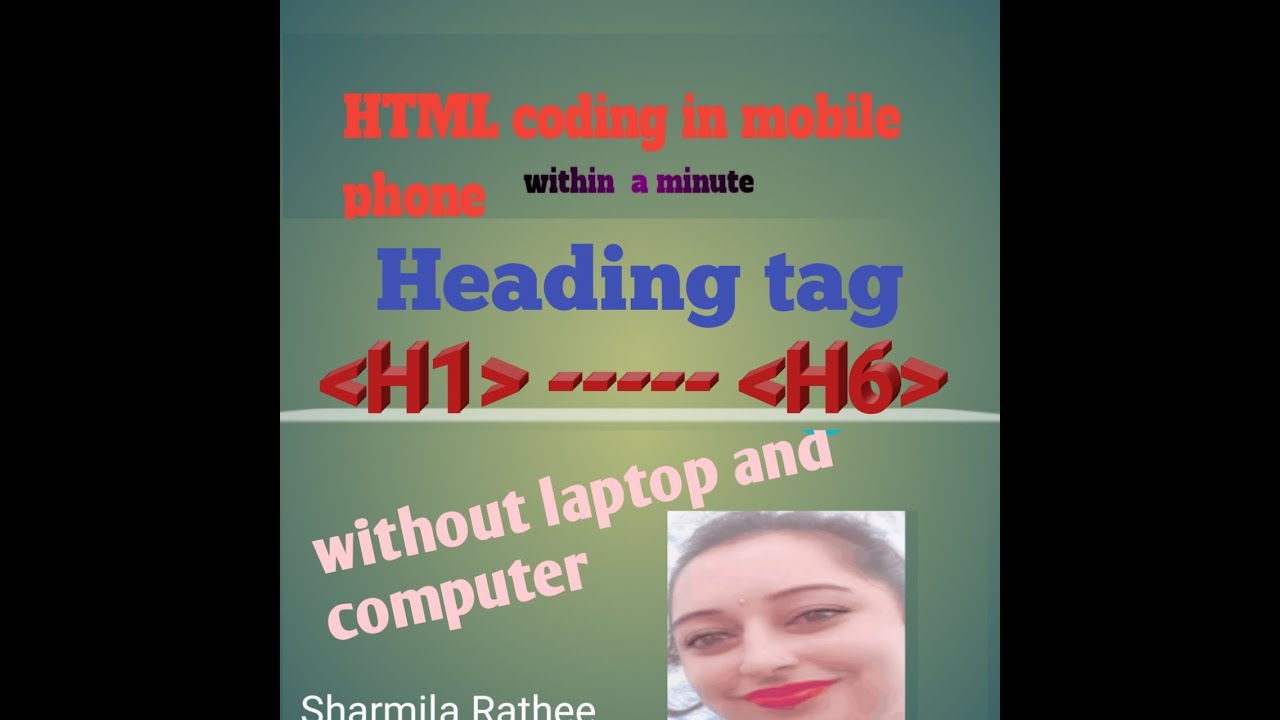 Heading Tag In HTML YouTube Heading Tag In HTML YouTube