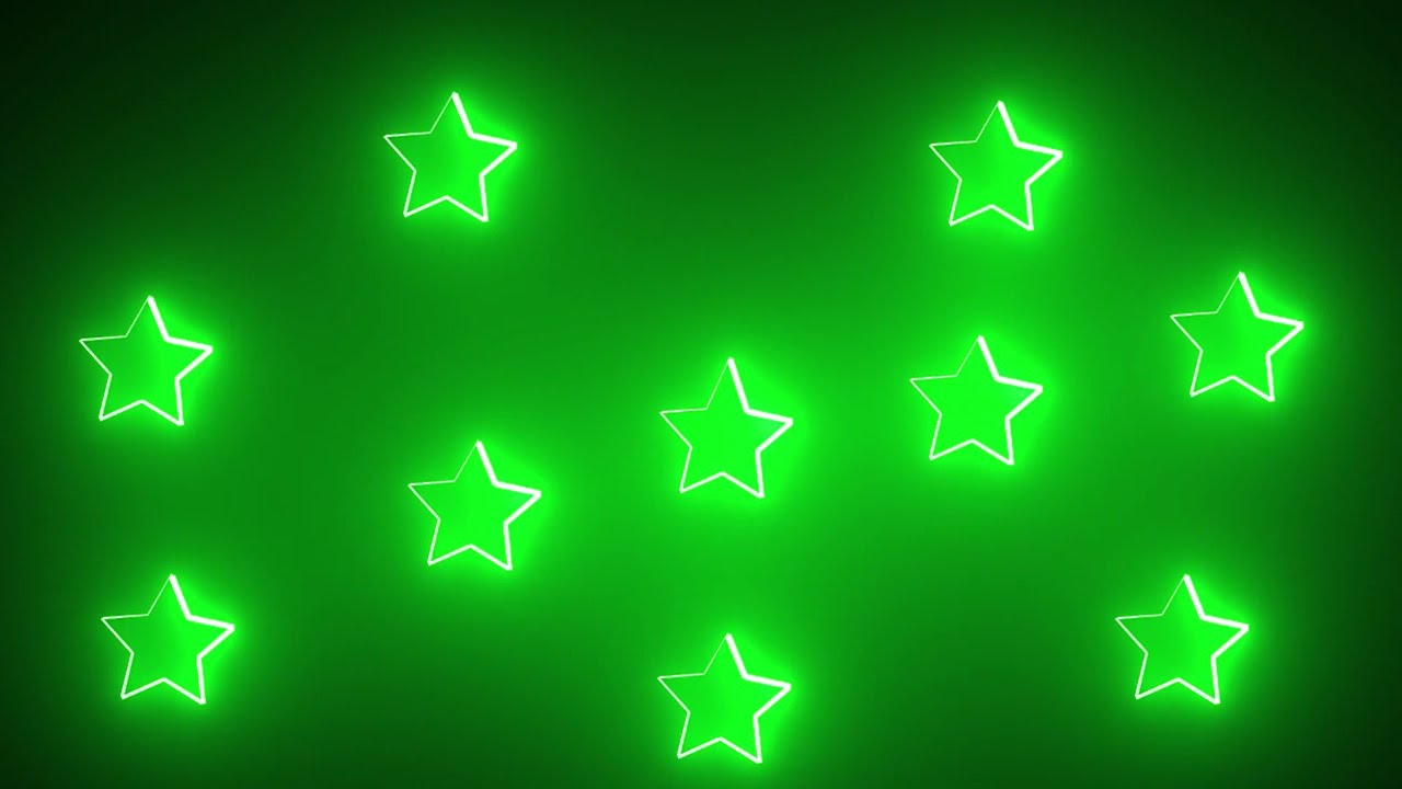 green Screen stars | kdenlive | stars green screen | black particles ...