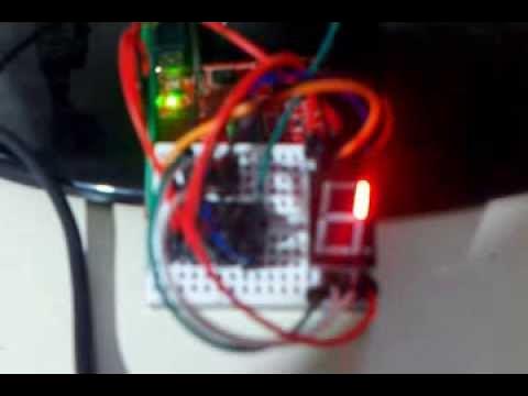 MSP430, 4094 shift register and 7 segment display, patterns & numbers - YouTube