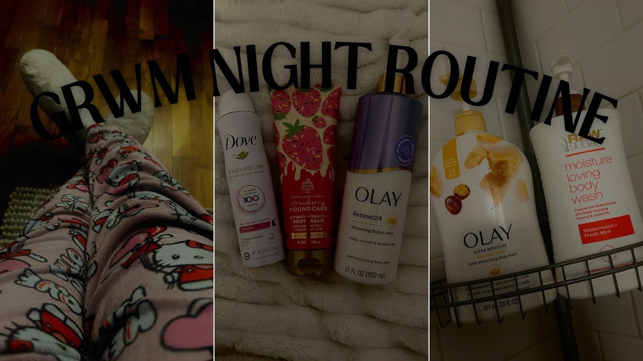GRWM NIGHT ROUTINE 🌙|| thatsashlyn - YouTube