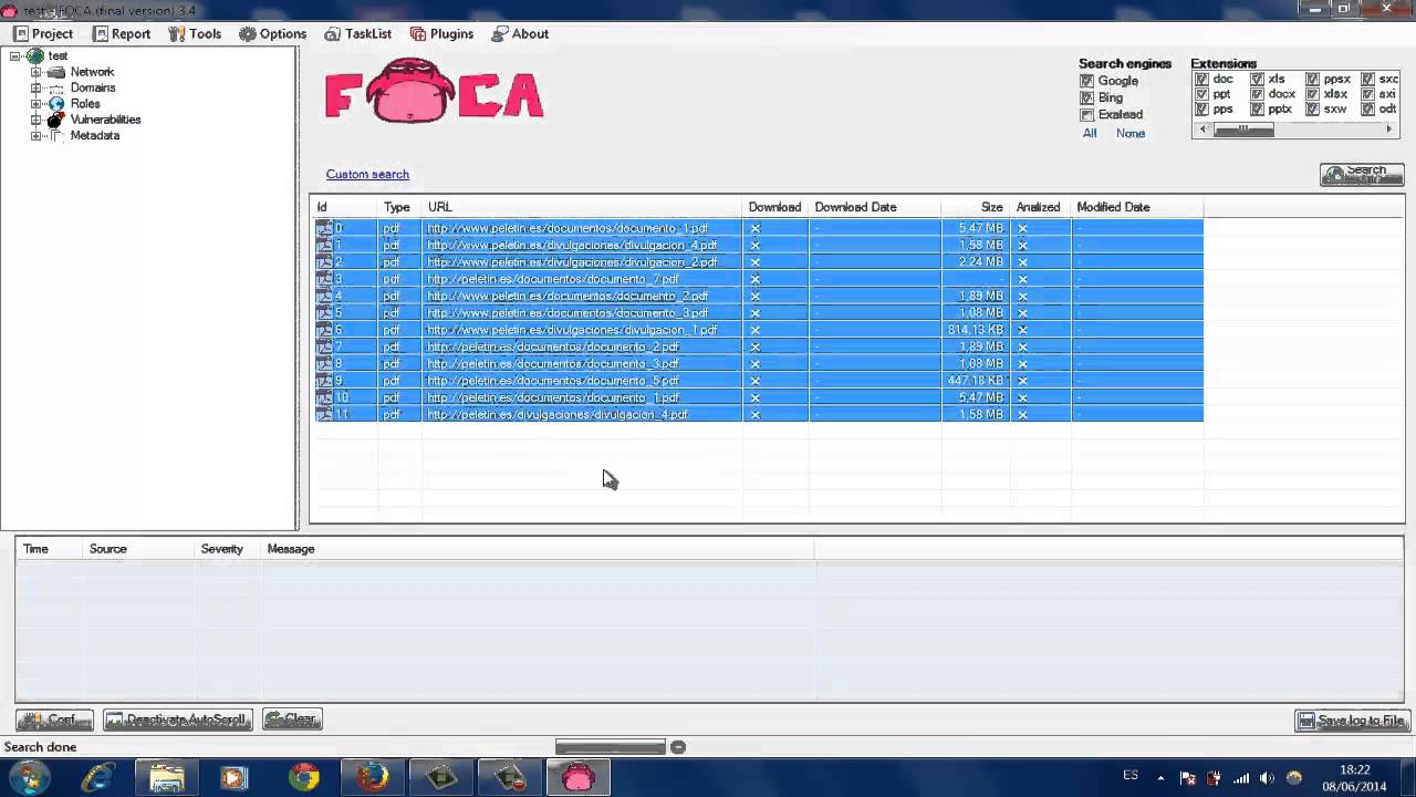 Information Gathering Using FOCA - YouTube