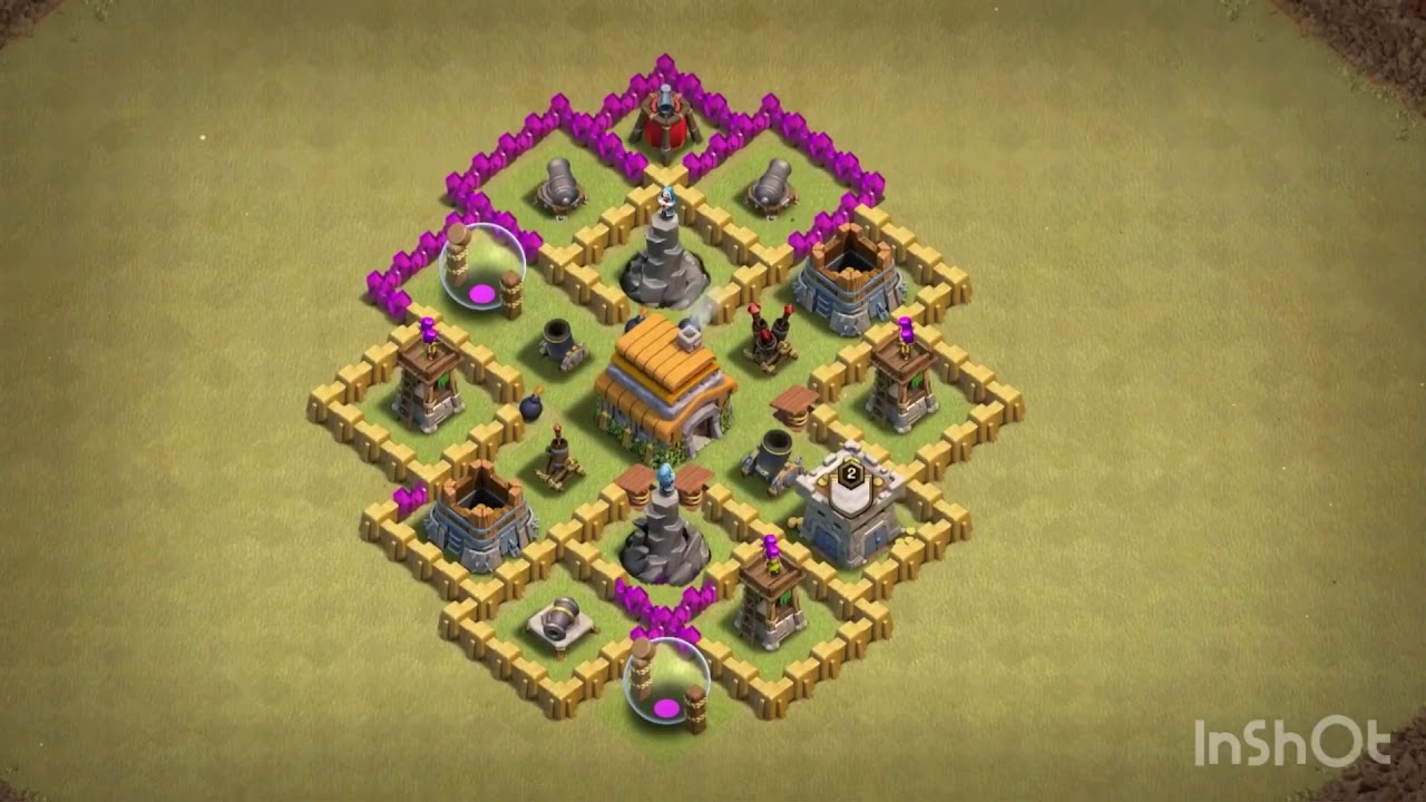 TH6 [best defense] base 2020 - YouTube