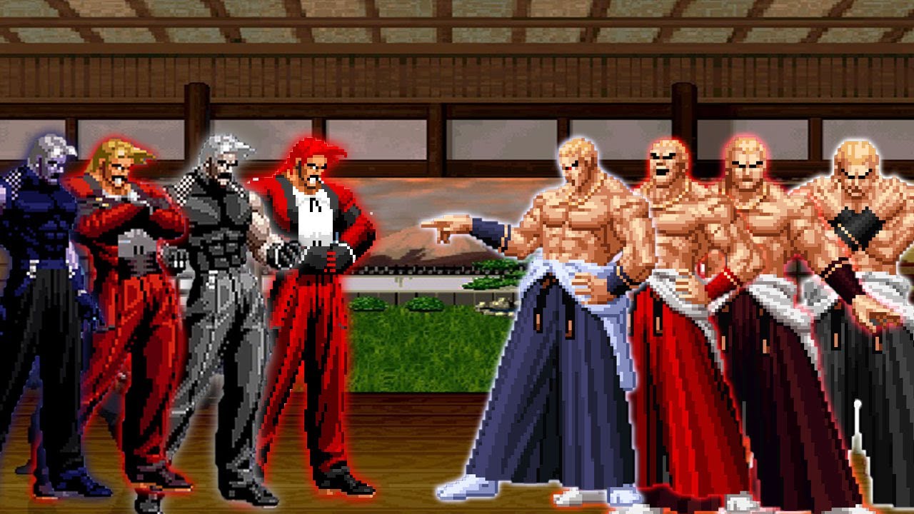 [Mugen KOF] Geese Team Vs New Final Rugal Team - YouTube