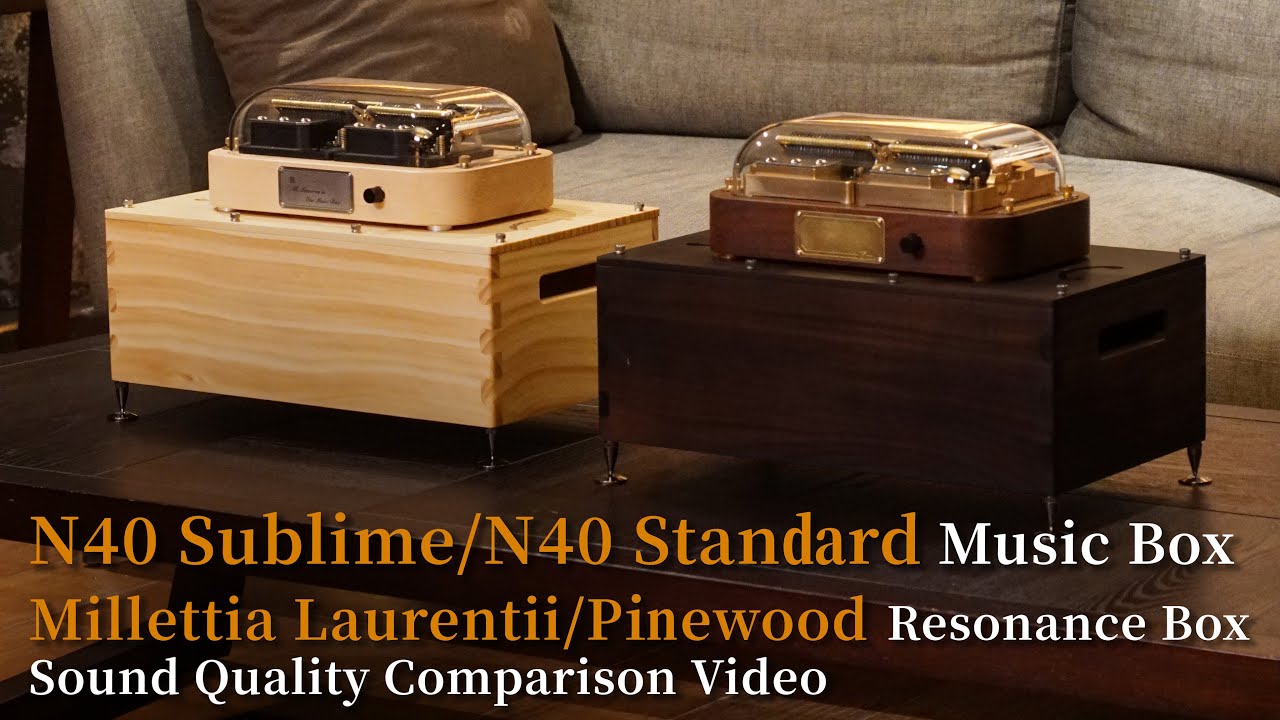 N40 Sublime / N40 Standard Music Box With Pinewood / Millettia ...