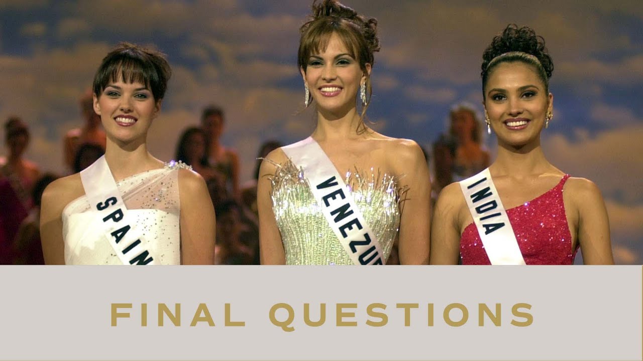 49th MISS UNIVERSE - Top 3's FINAL QUESTIONS! | Miss Universe - YouTube
