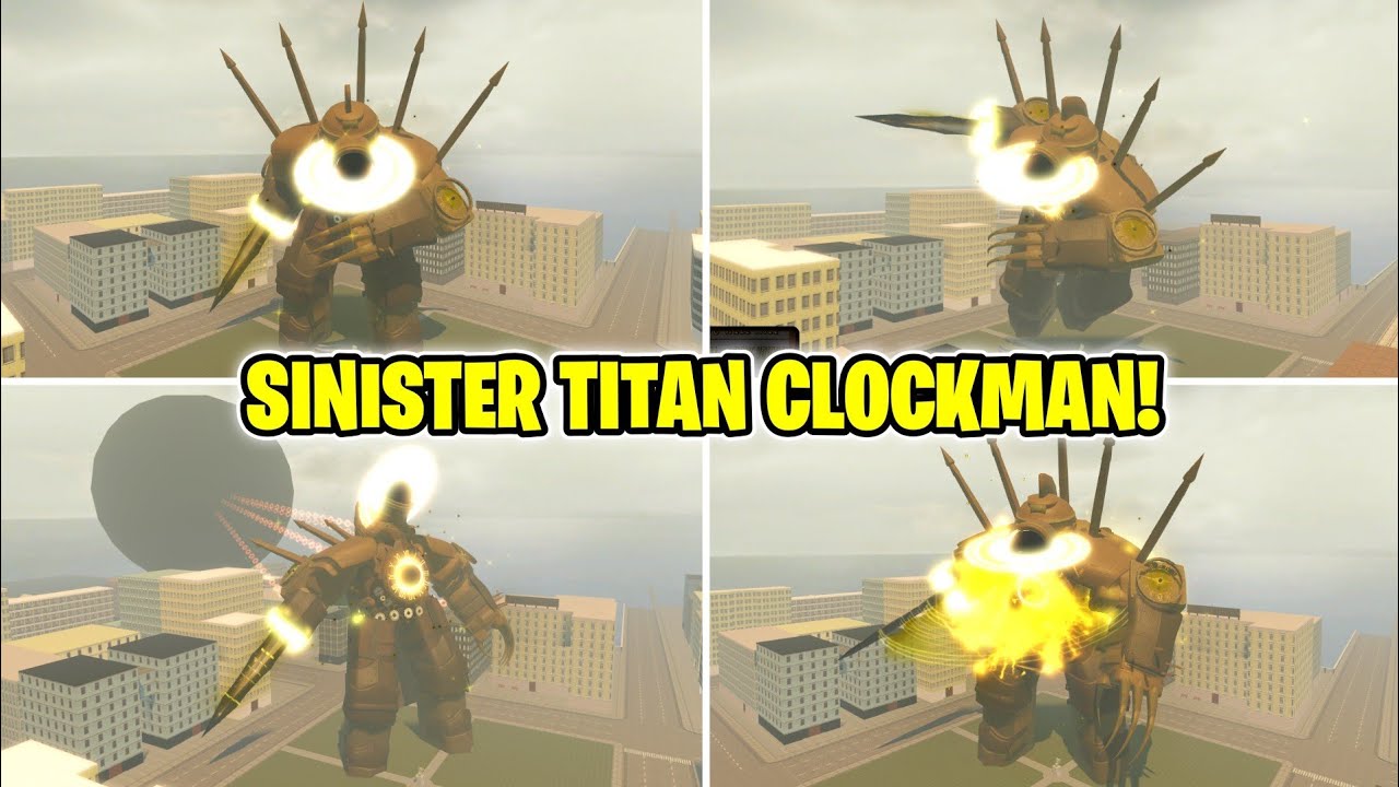 SINISTER TITAN CLOCKMAN?! - TOILET WORLD ROLEPLAY 2 NEW SINISTER INSERT ...