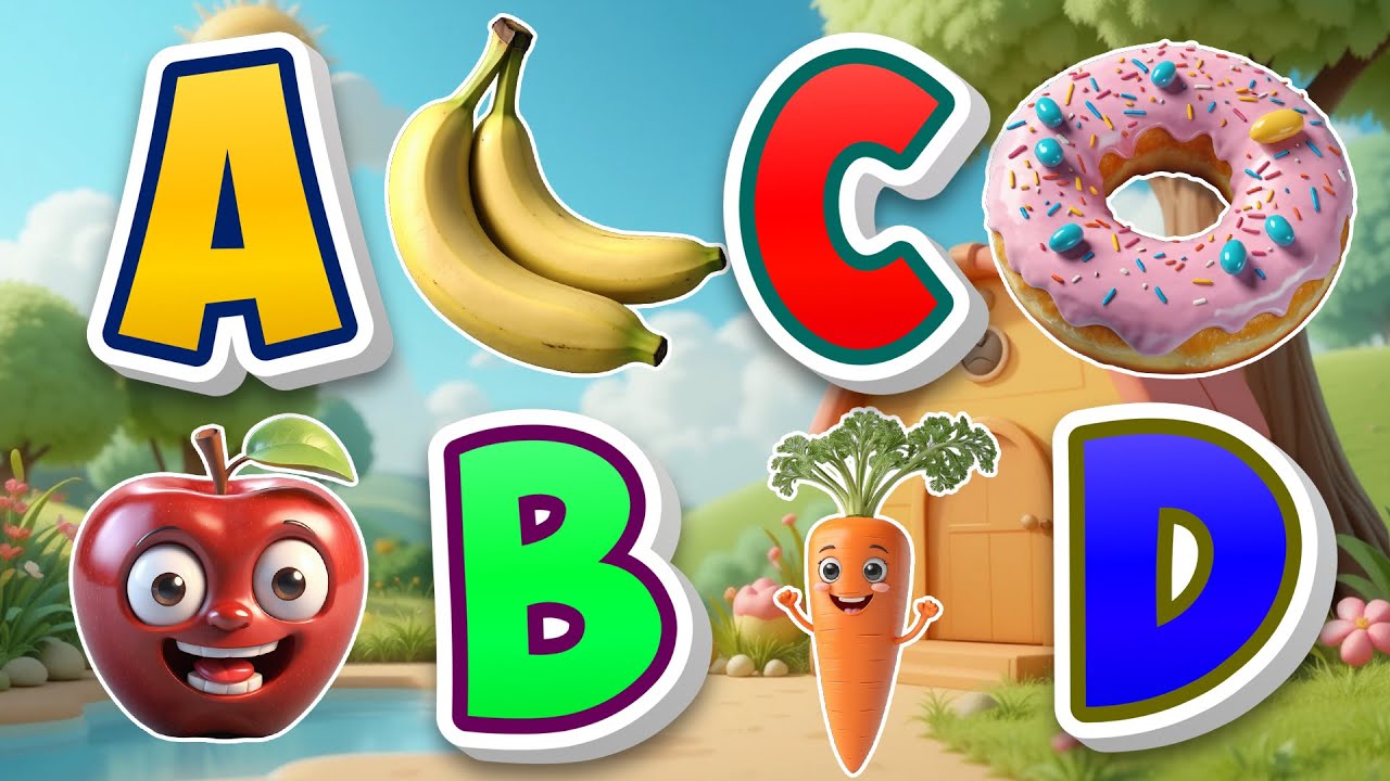 Phonics Song A for Apple | Fun Alphabet Song for Kids | Learn ABCs with ...