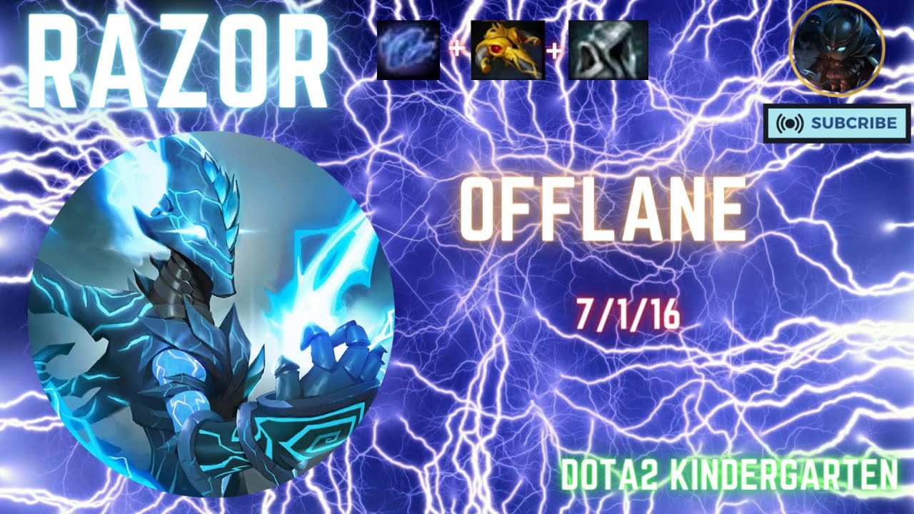 Razor Offlane Dota 2 Kindergarten Gameplay [Watch & Learn] - YouTube
