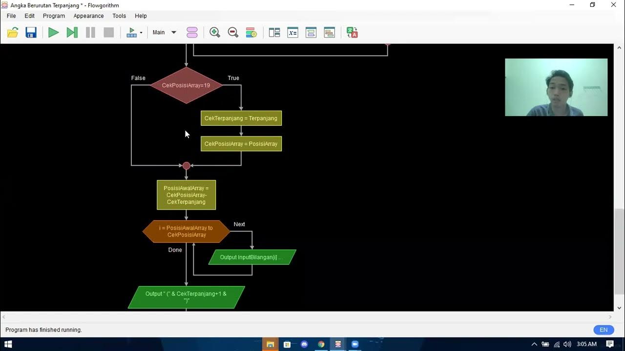 Algoritma & Pemrograman #4 Flowchart: Palindrome dan Digit Urut ...