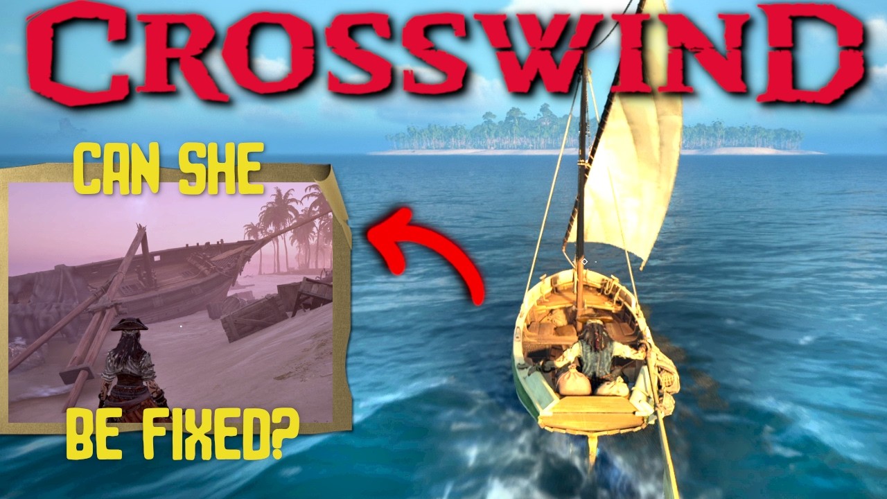 Finding a BIGGER Ship in Crosswind's Alpha - Upgrading armor & sailing ...