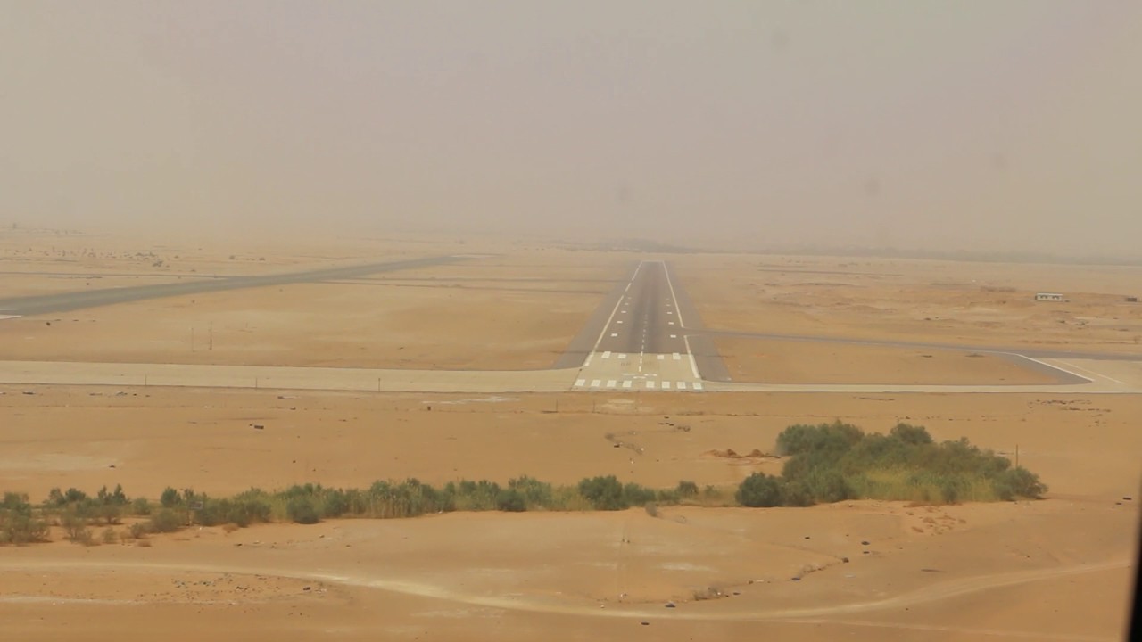 Libyan airlines Labraq - Alkufra - Labraq - YouTube