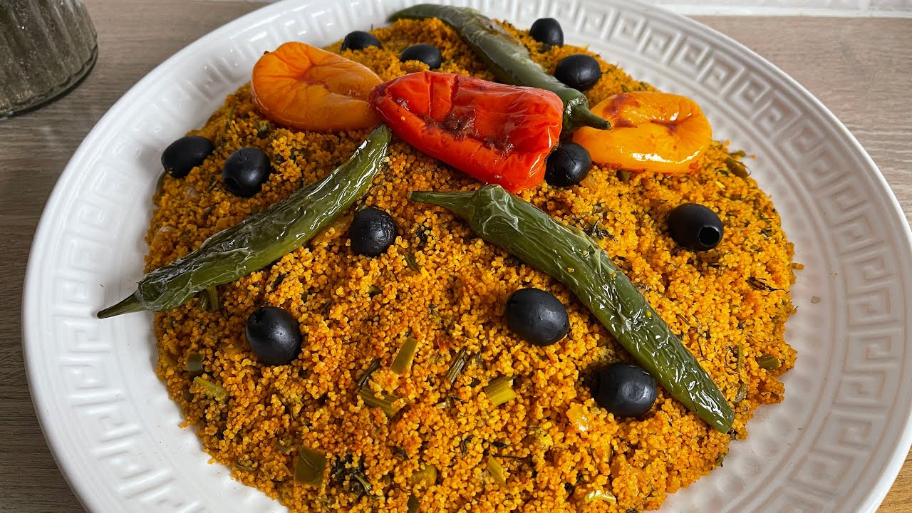 FARFOUCHA - Couscous bel besbes aux fenouils 🇹🇳 - YouTube