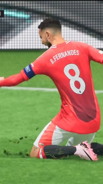 Bruno Fernandes winner vs Rangers europa league #eafc25 - YouTube