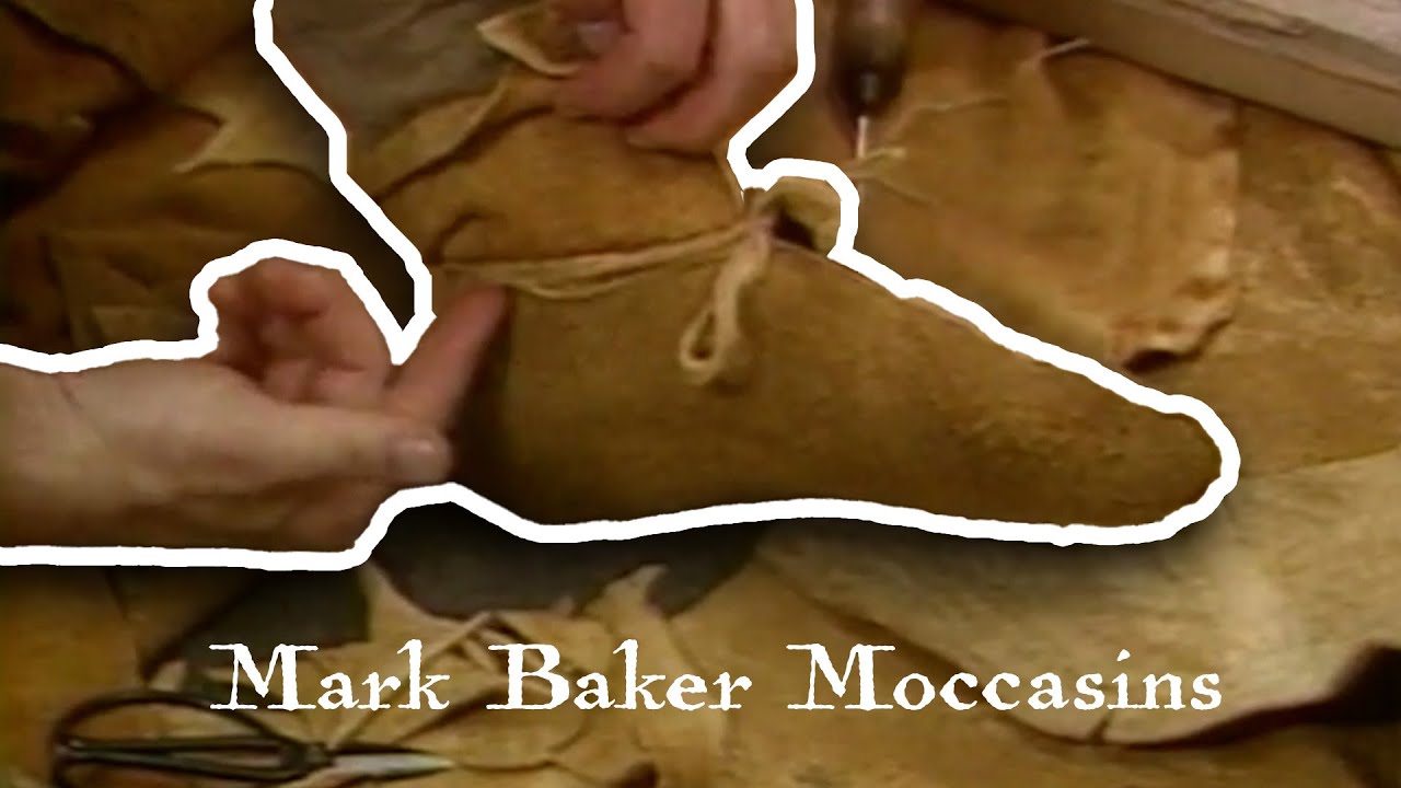 How to Make Center Seam Moccasins | Longhunter with Mark Baker ...