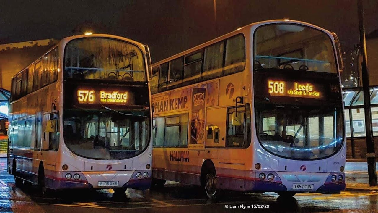 Route 508 First Halifax Volvo B7TL Wright Eclipse Gemini 37051 YJ06 XMB ...