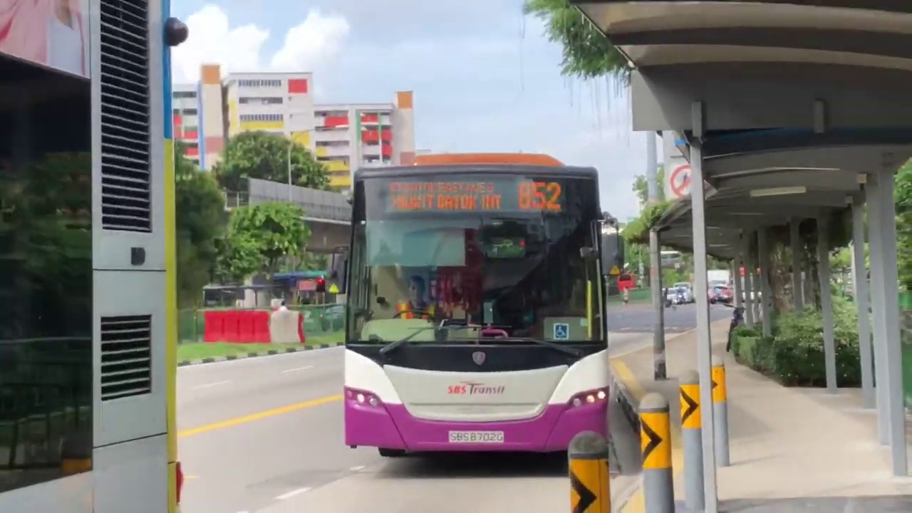 SBST Scania K230UB Euro 5 - SBS8702G on Route/Service 852 - YouTube
