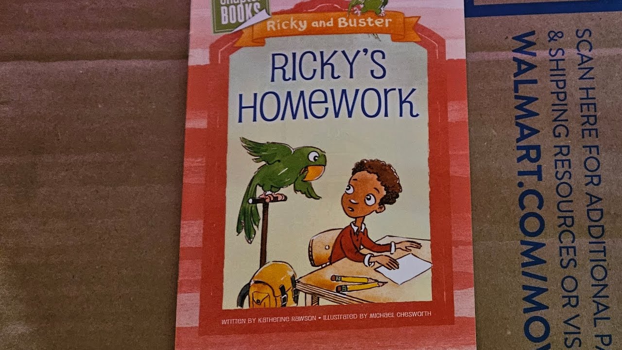 story for kids: Ricky's homework - YouTube