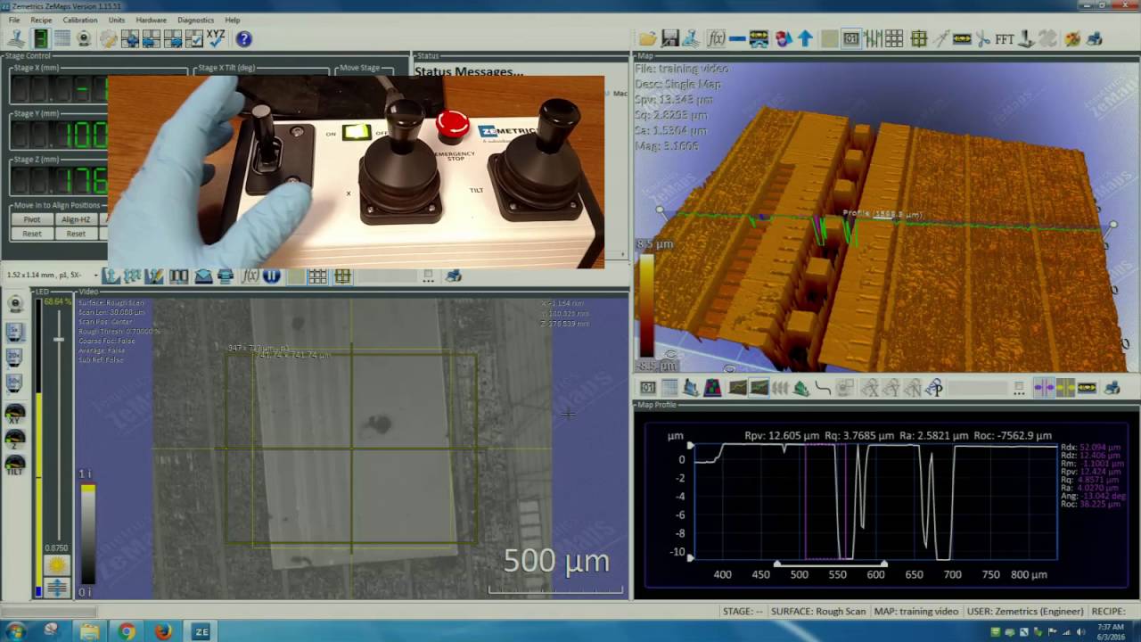 Zescope Optical profilometer training - YouTube