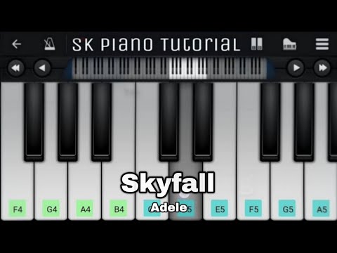 Skyfall - Piano Tutorial | Adele | James Bond 007 Theme Song - YouTube
