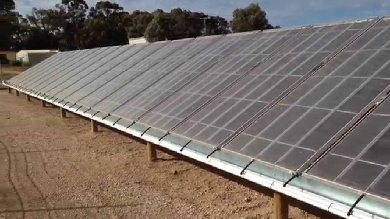 Solar Desalination Water Farm In Mildura - YouTube