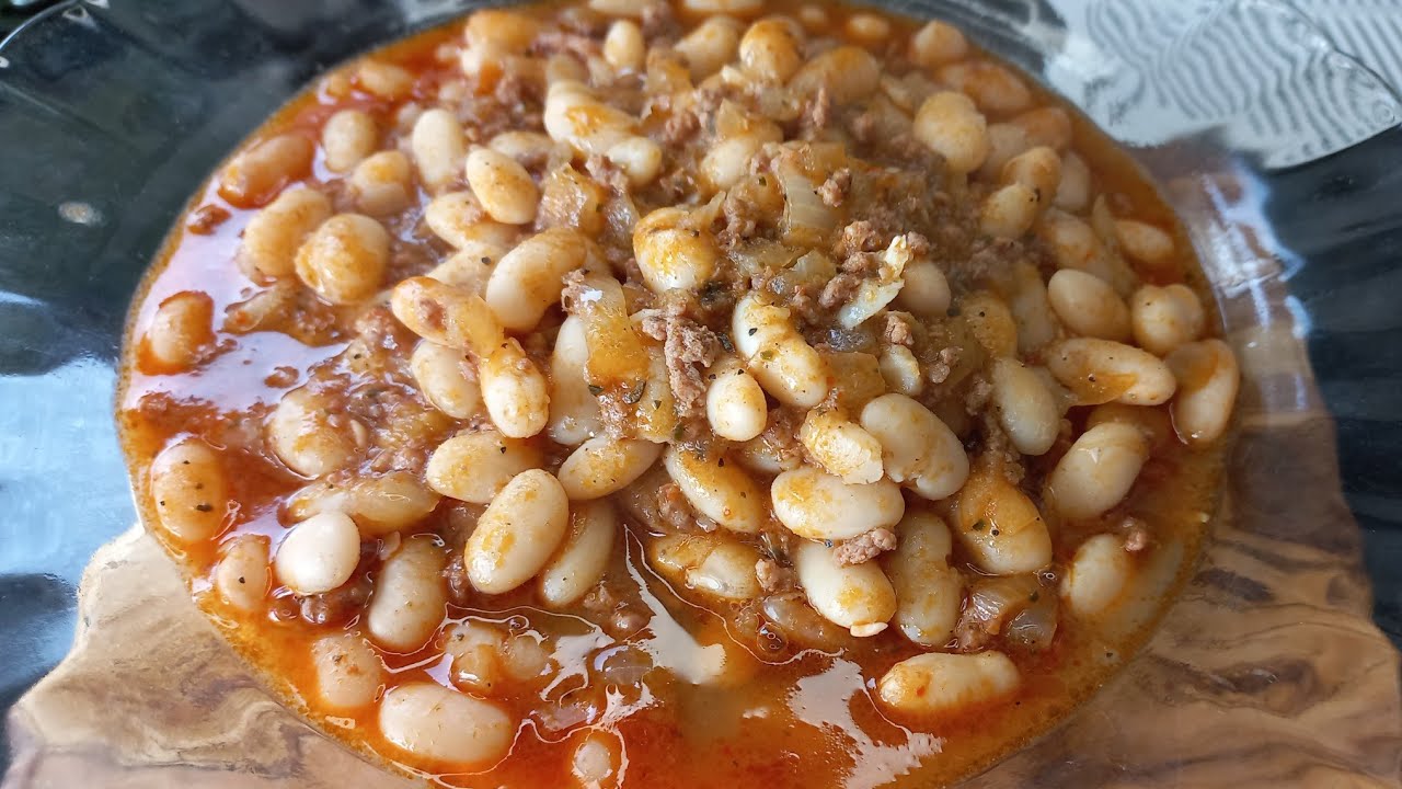 Frijol blanco con carne,receta turca#cocinaturca #recetasturcas # ...