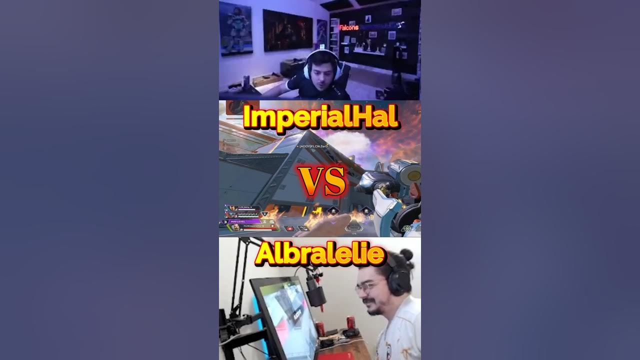 ImperialHal vs Albralelie in ALGS Scrims! LAST 2 SQUAD - YouTube