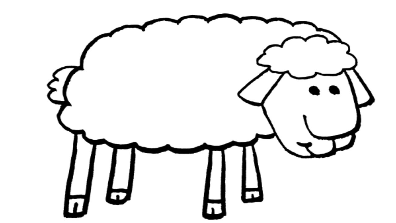 How to Draw Cute cartoon Sheep Easy - Draw Cute Easy - YouTube