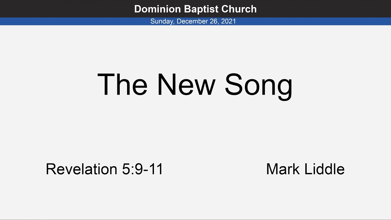 The New Song - 12/26/2021 - Mark Liddle - YouTube