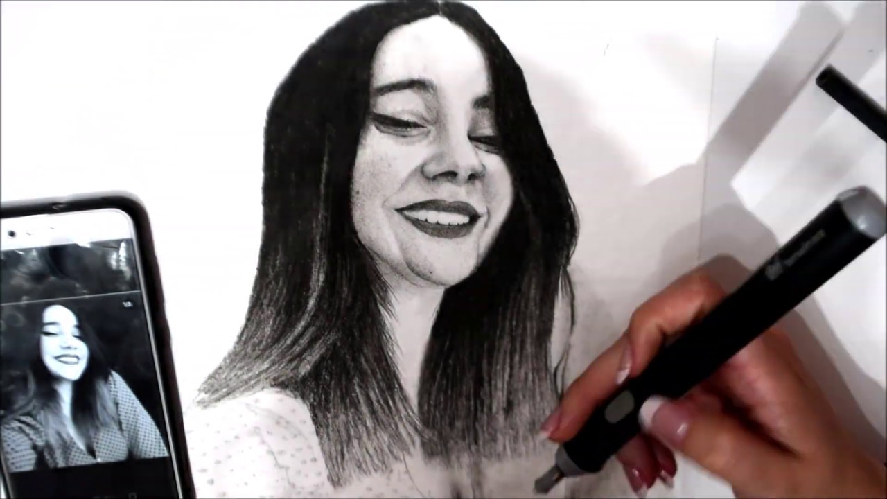 Time Lapse Drawing: Portrait - YouTube