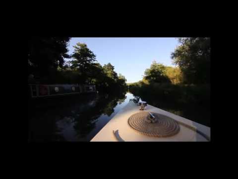 Wey Navigation Stoke to Bowers Lock by Electric boat - YouTube