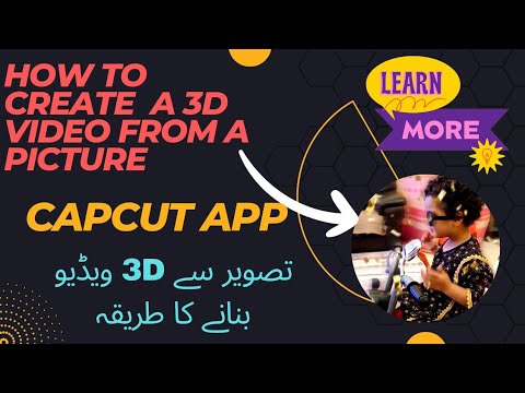 How to create 3D Photo Effect Capcut|Tutorial capcut 3D Pic - YouTube